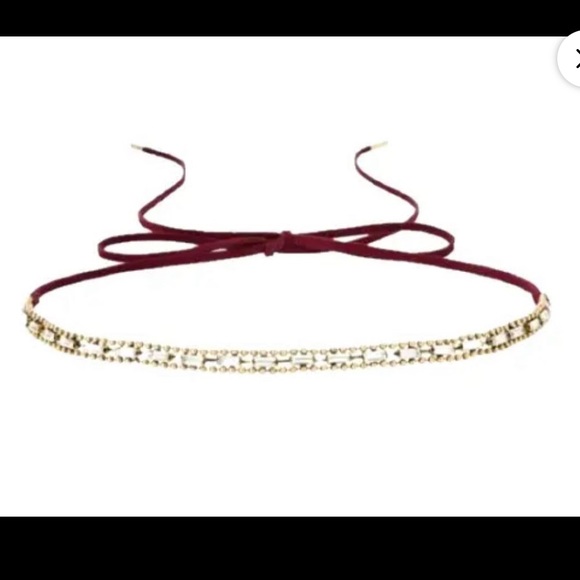 REVOLVE | Jewelry | Nwt Jen Atkin X Chloe Isabel Red Suede Wrap ...